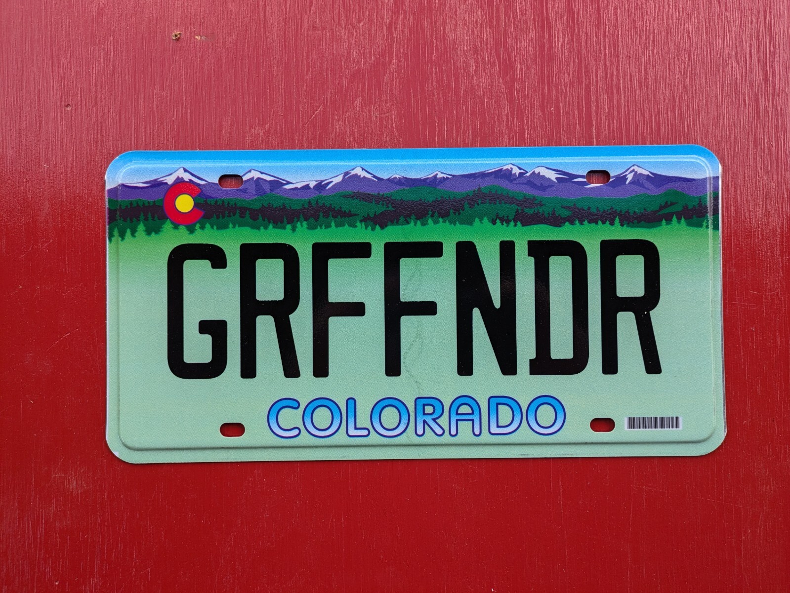 Colorado GRFFNDR license plate (Harry Potter) | eBay