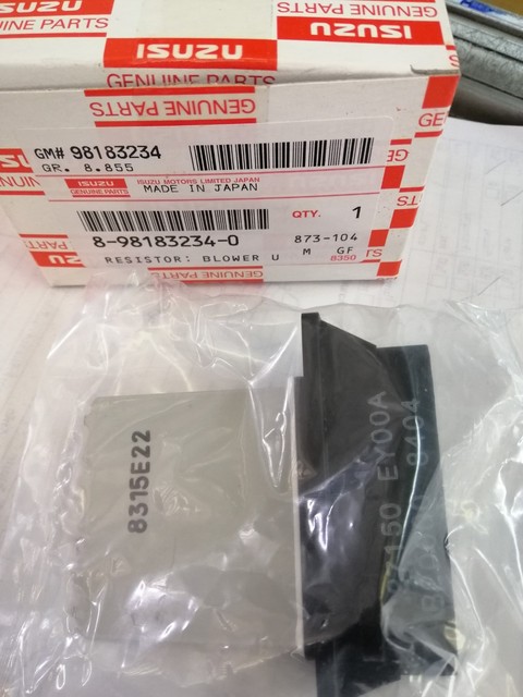 8981832340 Isuzu Resistor Blower Unit 8981832340 Genuine OEM Part for ...