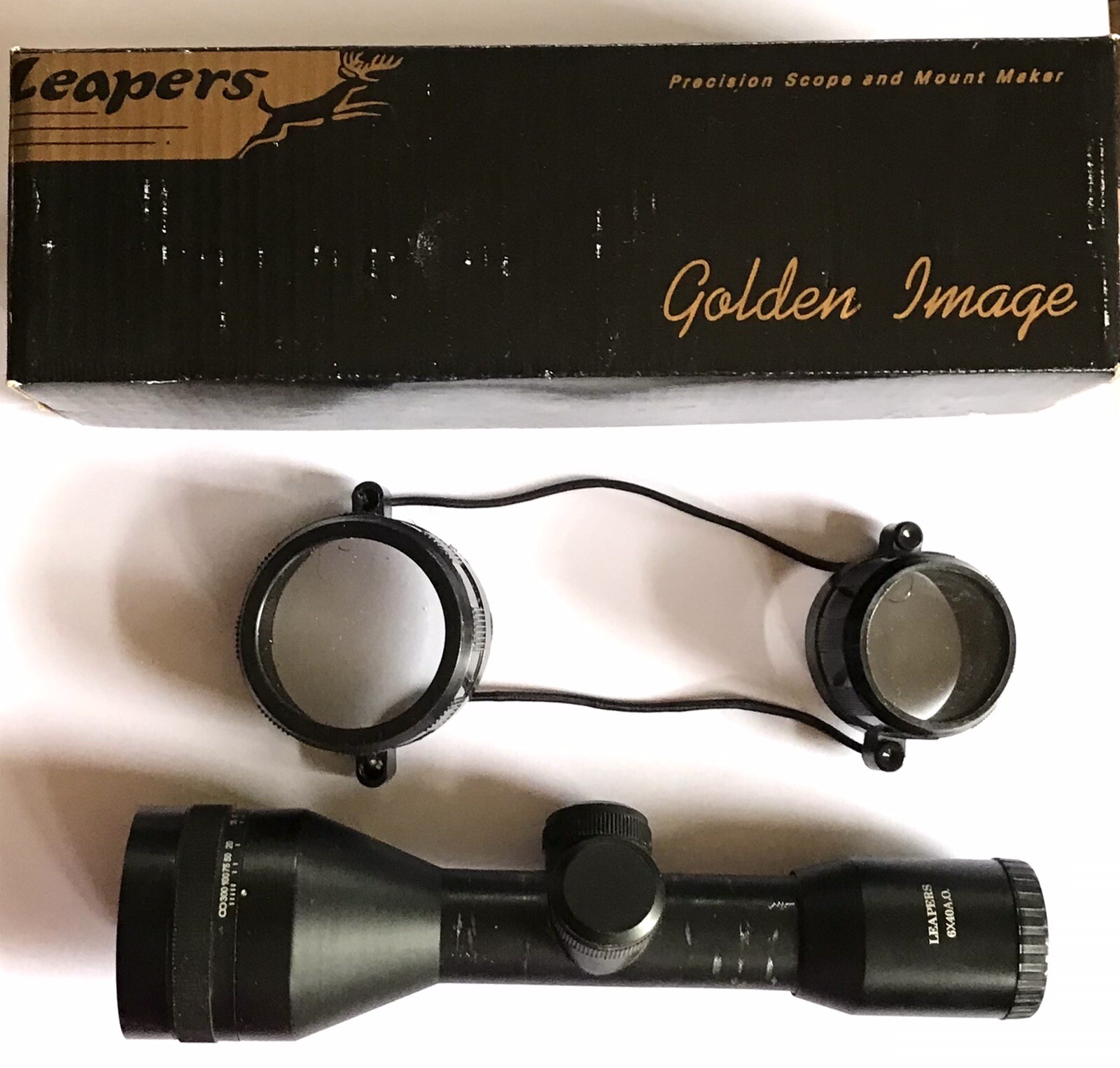 LEAPERS 6x40mm 6x40 AO Adjustable Objective scope GOLDEN IMAGE Mini ...