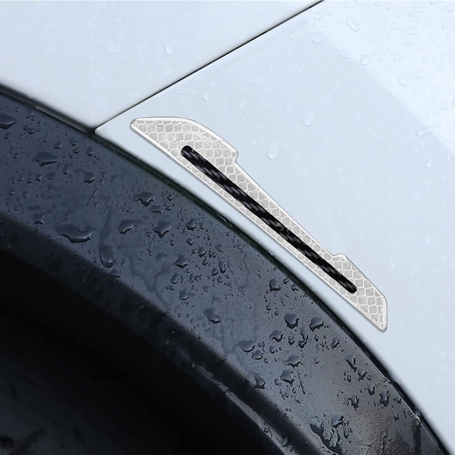 For Car Accessories Reflective Side Mirror Warning Sticker Protection ...