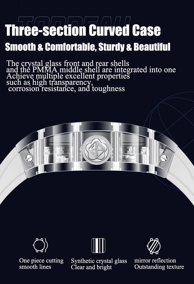 Haofa Mechanical Watches For Men Automatic 3D Shark Creative Ocean ...