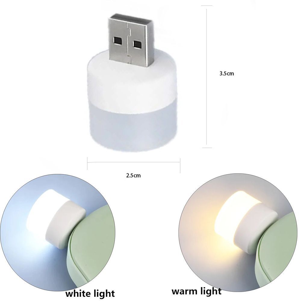 Saving Mobile Power Ultra Low Power Night Light Mini USB Light Pocket ...