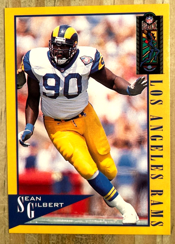 1995 CLASSIC SEAN GILBERT NFL EXPERIENCE CARD#51 NM-MT RAMS REDSKINS ...