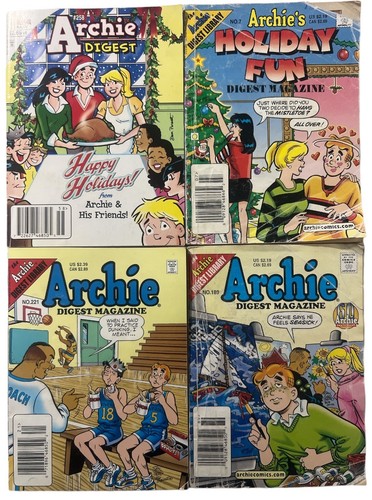 Archie's Digest Library The Archie Library Lot Of 4 Christmas | eBay