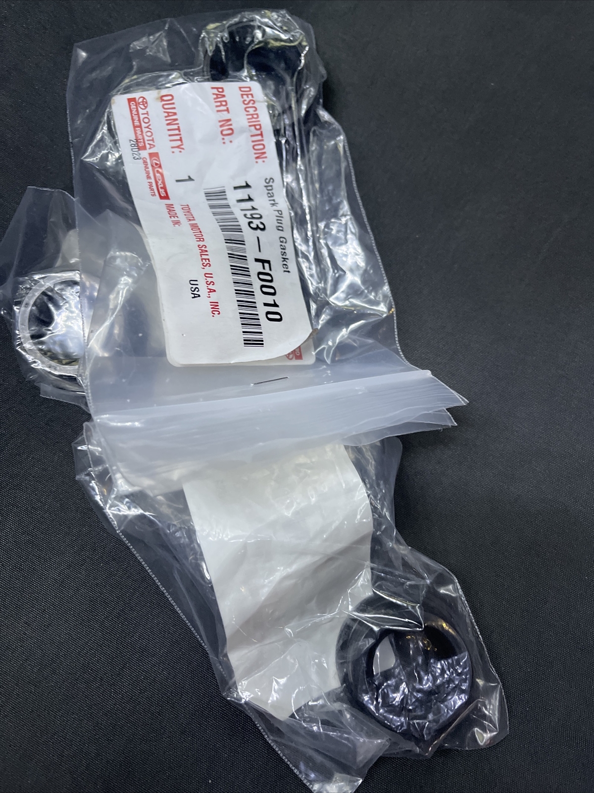 Set Of 4 Genuine Toyota Spark Plug Tube Seal 11193-F0010 | eBay