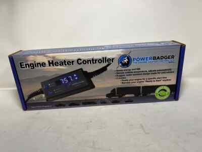 Power Badger Engine Block Heater Controller Block Heater Timer Engine Heater | eBay