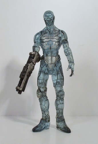 1999 Camouflage Gray Fox Cyborg Ninja 6.5" Konami Action Figure Metal ...