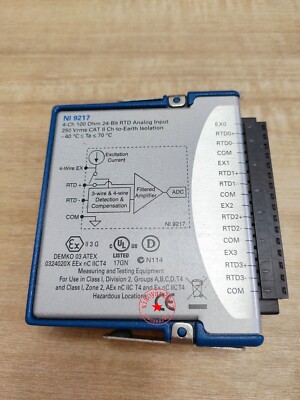 National Instruments NI 9217 cDAQ Temperature / RTD Input Module | eBay