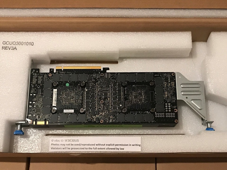 nVIDIA Tesla K80 Server GPU Accelerator Card 24GB vRAM AI Machine Deep ...