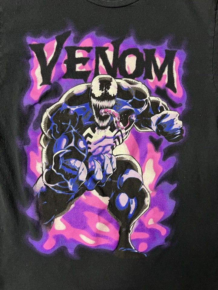 Marvel Venom T Shirt Men’s Size Small Graphic Short Sleeve Black | eBay