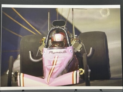 VRHTF NHRA VTG VERY RARE "SHIRLEY MULDOWNEY" PINK DRAGSTER 8" X 11.5 ...