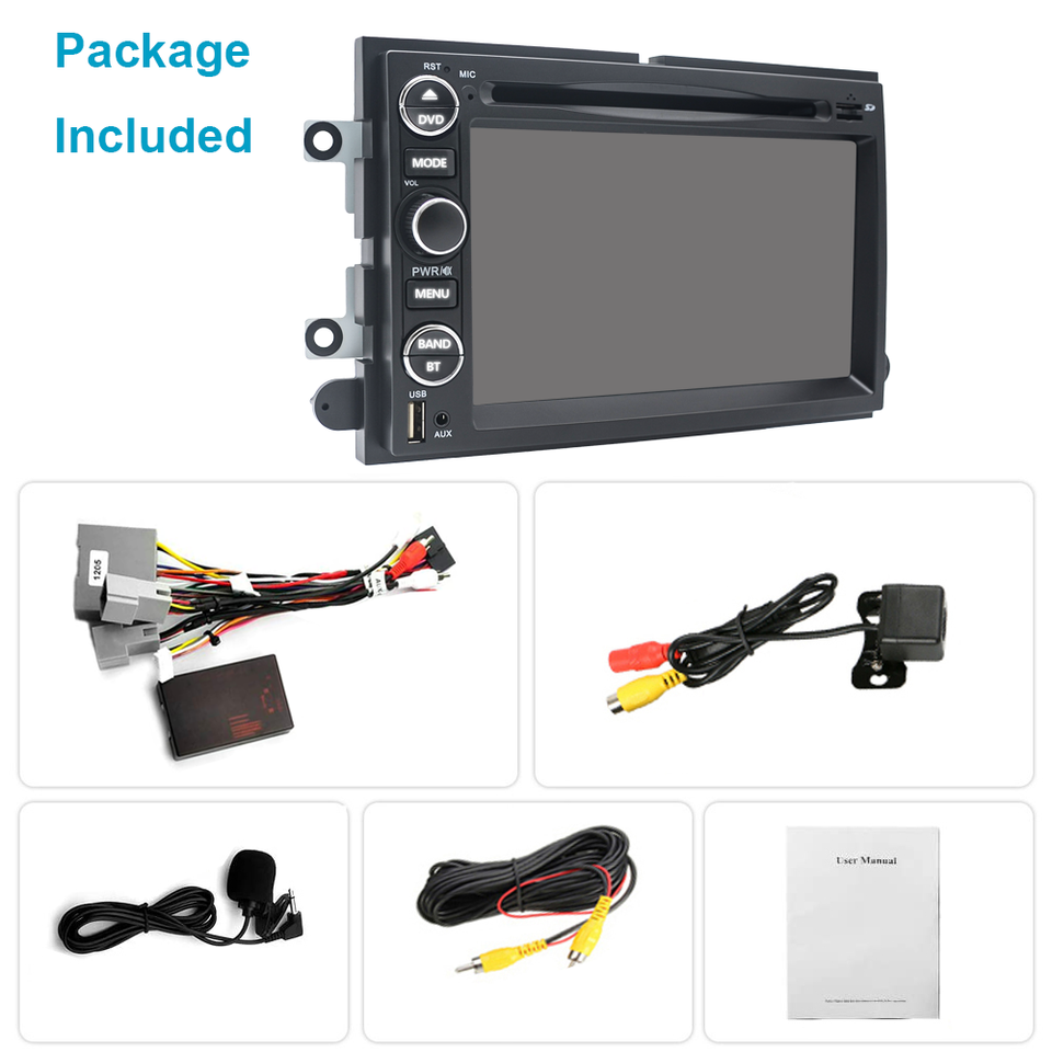 For 2004-2008 Ford F150 7'' DVD CD Player Car Stereo Radio Audio In ...