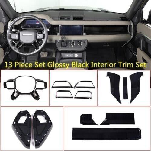 Interior Trim Center Control Cover 13PCS For LR Defender 110 20-23 ...