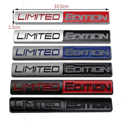 3D Limited Edition Car Metal Emblem Badge Fender Sticker Decal Auto ...