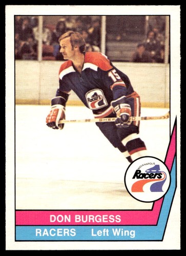 1977-78 O-Pee-Chee WHA #66 Don Burgess Indianapolis Racers NR-MINT | eBay