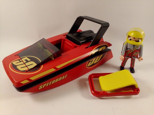 sympa bateau Hors-bord / speed boat 4341 Playmobil ( mer , plage ) 1859 ...