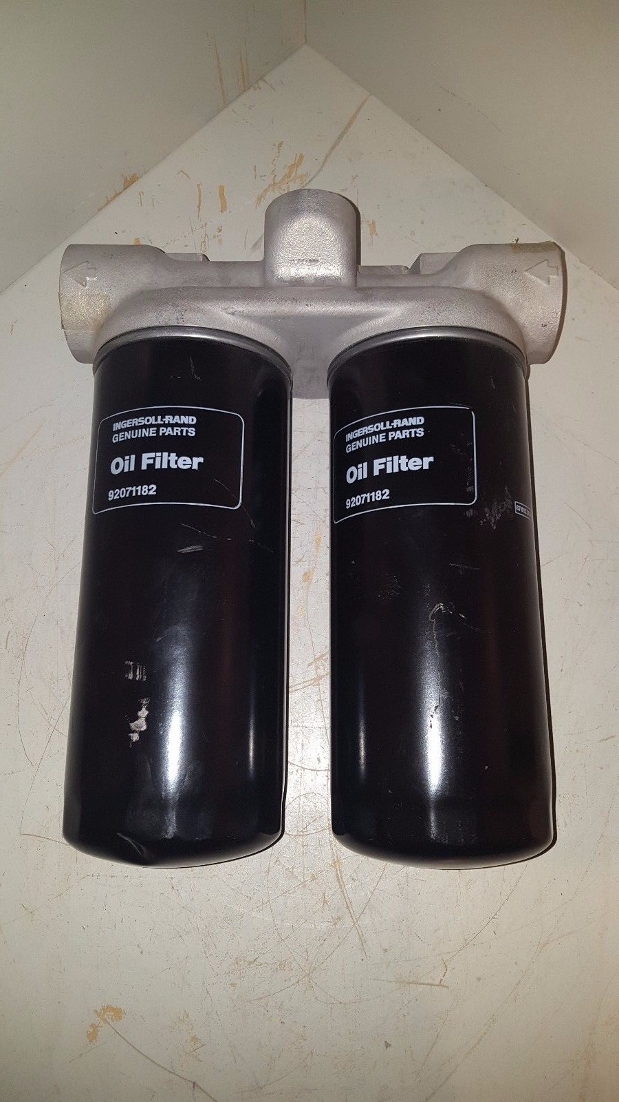 Filterwerk Mann + Hummel GMBH, Ingersoll Rand Dual Oil Filter Housing ...
