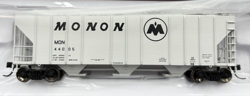 N Scale Atlas Monon PS-4000 3-Bay Covered Hopper MON #44005 | eBay