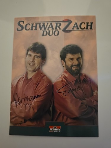 SCHWARZACH DUO Autogramm Signiert Autograph Signed ORIGINAL ...