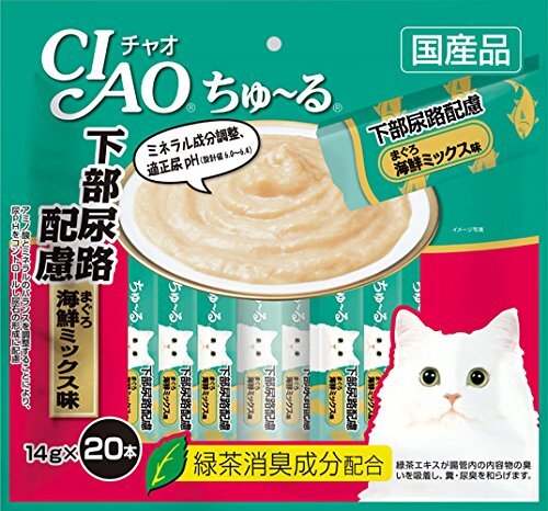 Chao (CIAO) cat snack Ju-Ru lower urinary tract consideration tuna ...