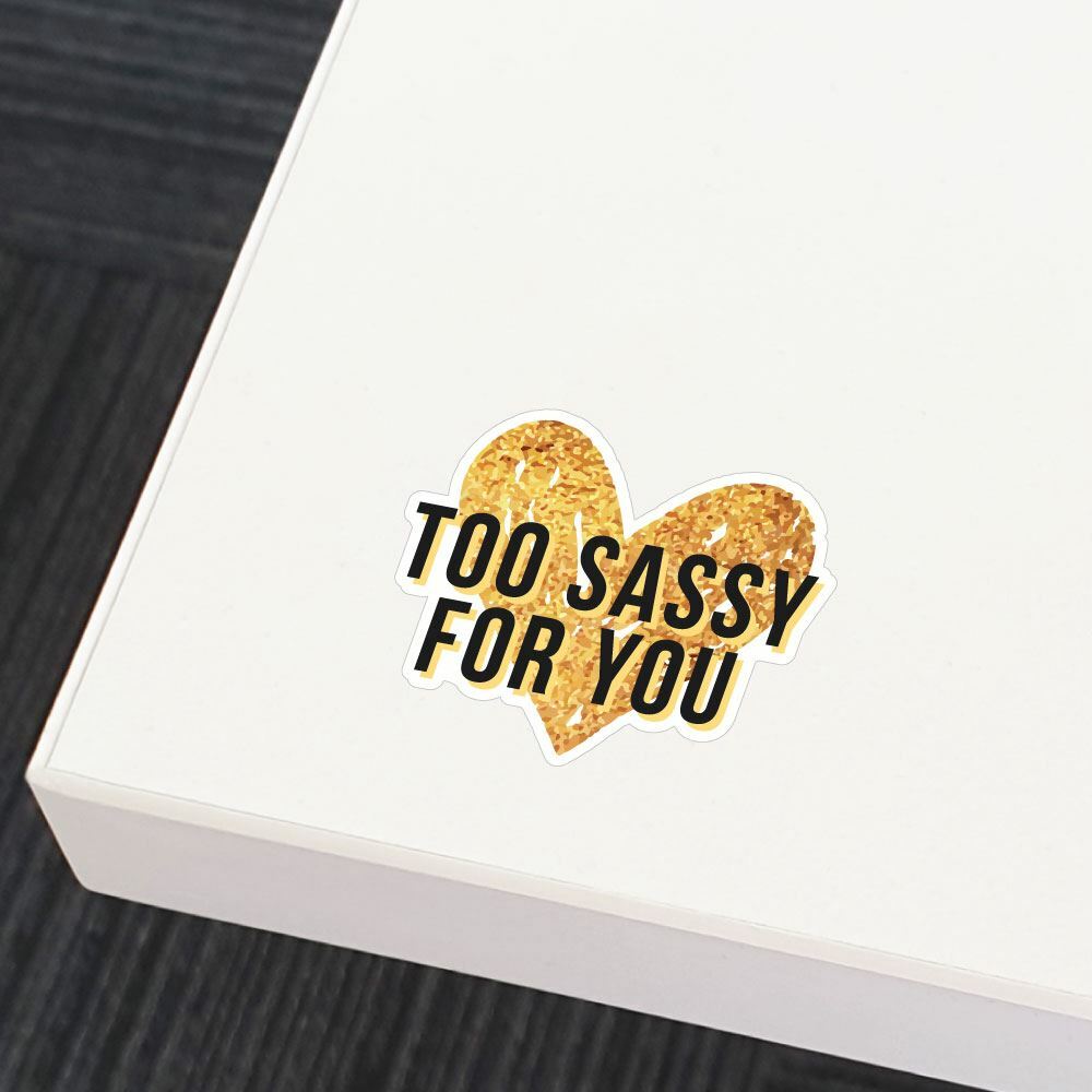 Too Sassy For You Sticker