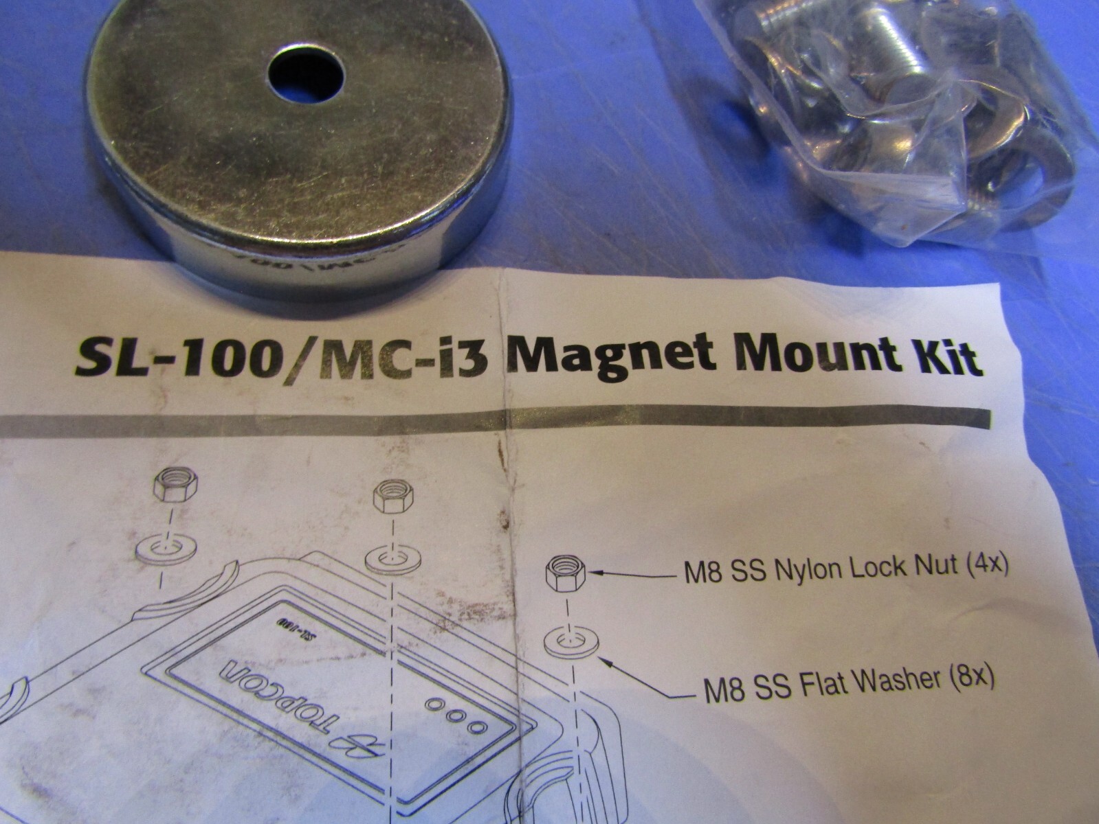 1 – TOPCOM SL-100 / MC-i3 Mag Mount Kit for SL-100 & MCi 1000220-01 ...