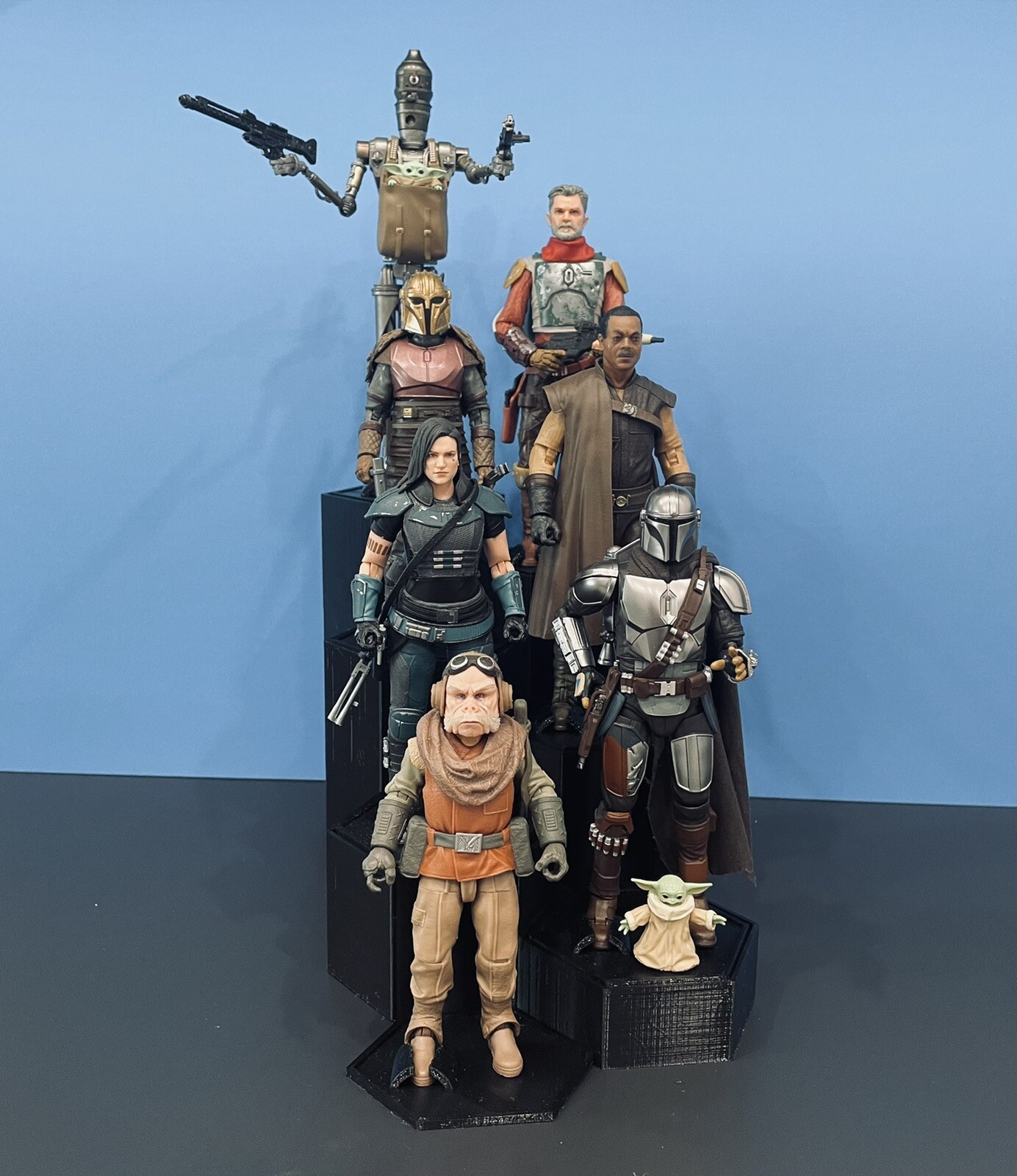 Star Wars Black Series 6 Inch 6 Tier Display Base With Stands | eBay