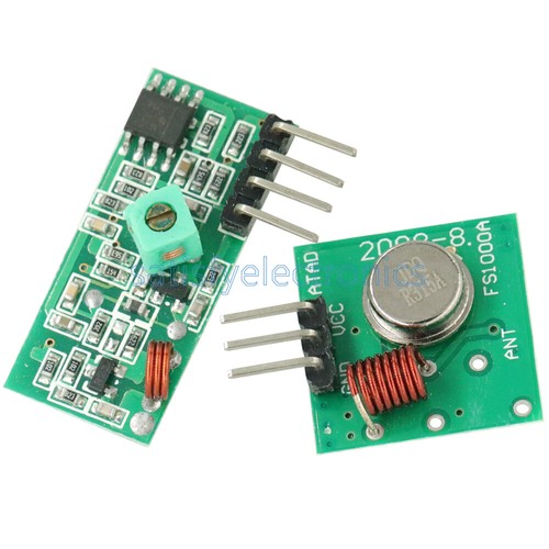 5PCS 315Mhz RF transmitter and receiver link kit for Arduino/ARM/MC U ...