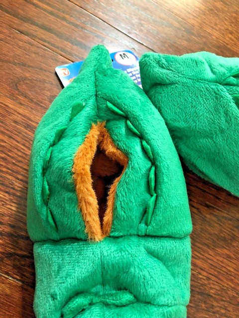 FlipaZoo Reversible Slippers House Shoe Gray Husky White Polar Bear Med ...