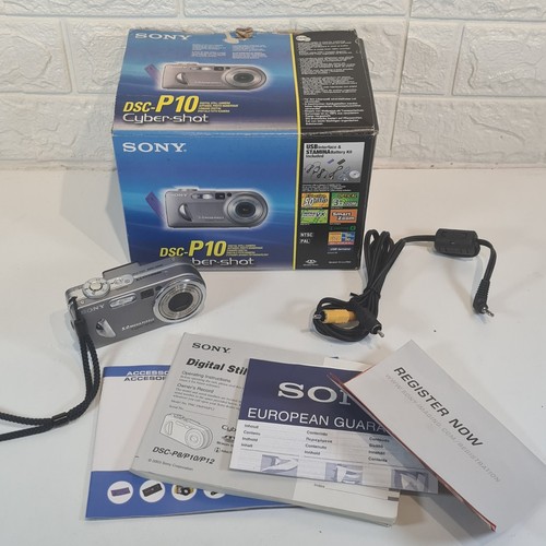 Sony Cyber-shot DSC-P10 Digital Still Camera Compact 5.0 MP 3X Optical ...