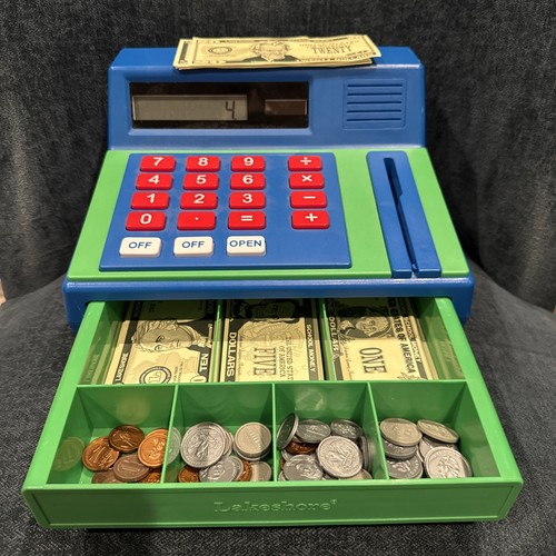 Lakeshore Learning Working Cash Register Kids Toy Play PP723 With Paper ...