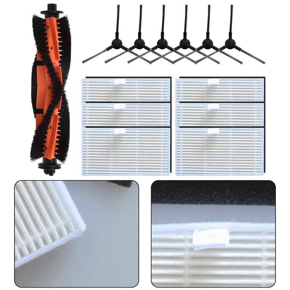Main Brush Side Brush and Filter Kit for uninell UR3 Robot Vacuum ...