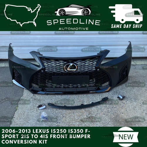 06-13 LEXUS IS250 IS350 F-Sport 2IS to 4IS Front Bumper Conversion Kit ...