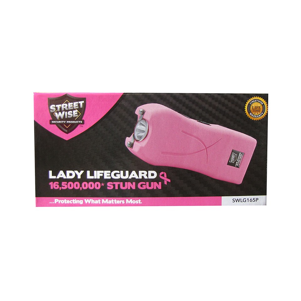 Streetwise LIFE GUARD Stun Gun Flashlight 16,500,000 Volt Holster Palm ...