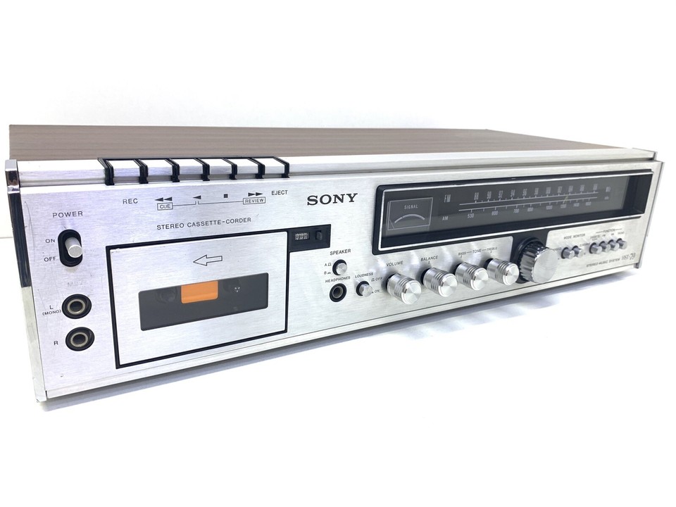 Sony Stereo Music System HST-79 Cassette Receiver Vintage 1975 Working ...