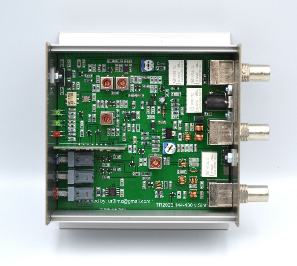 Dual Band 144 + 432 to 28 MHz 12Watts ASSEMBLED TRANSVERTER VHF UHF ...