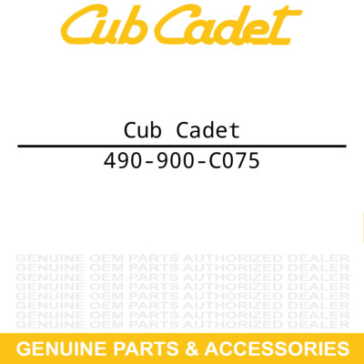 CUB CADET 490-900-C075 Cub Cadet Hour Meter Kit GS GSX Z 50 154 42 ...