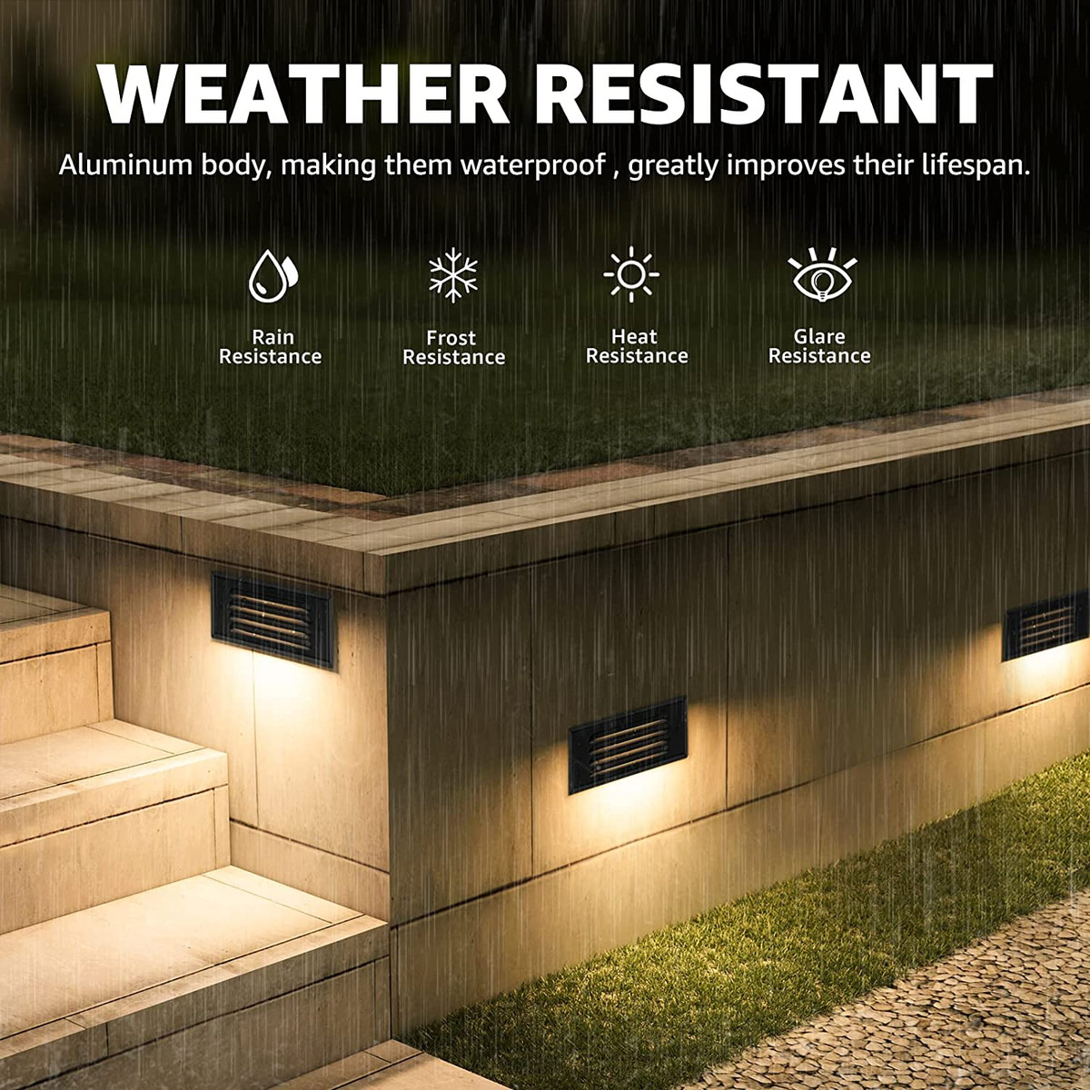 Low Voltage Outdoor Led Step Lights | Shelly Lighting