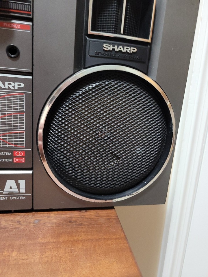Sharp GF-A1 Vintage AM/FM Radio with Cassette - For Parts / Not Working | eBay