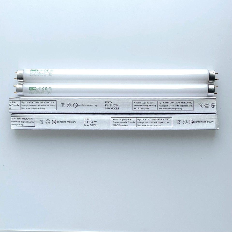 25 of Eiko F14T8/CW 14W 15" Inch T8 4100K Linear Fluorescent Light Bulb ...