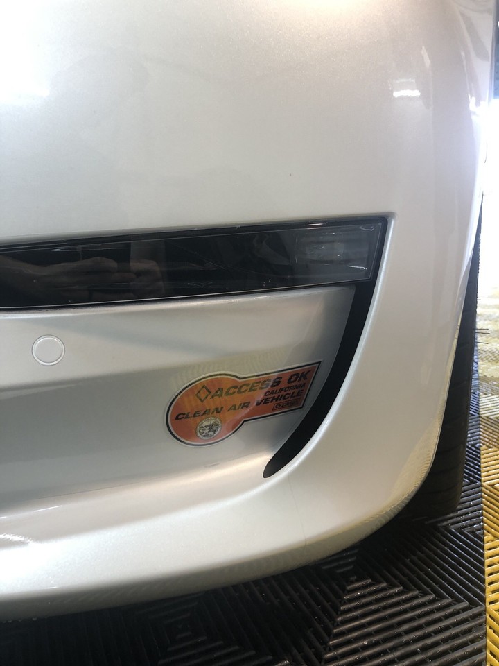 California Carpool HOV Sticker Paint Protection Film underlay PPF Uncut ...