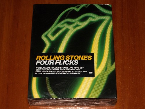 ROLLING STONES FOUR FLICKS LIVE CONCERT *RARE* DELUXE EDITION DVD BOX 4 ...