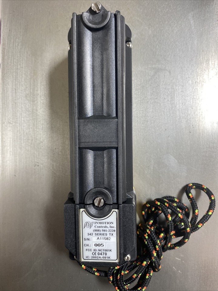 INMOTION Controls. Overhead Crane Radio Transmitter Control 342 SERIES ...