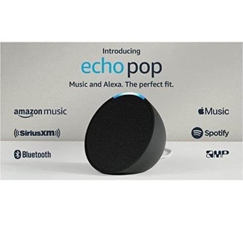 Amazon Echo Pop Smart Speaker - Charcoal | eBay