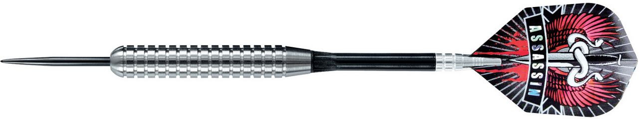 Harrows Assassin Darts Set 18g - 40g grams Tungsten Knurled Ringed ...
