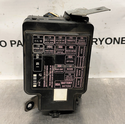 1996-2000 Honda Civic EK Under Hood Fuse Box w/ Fuses Relays & Diagram ...