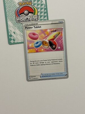 Power Tablet 236/264 2023 Pokemon World Championships Variant Fusion ...