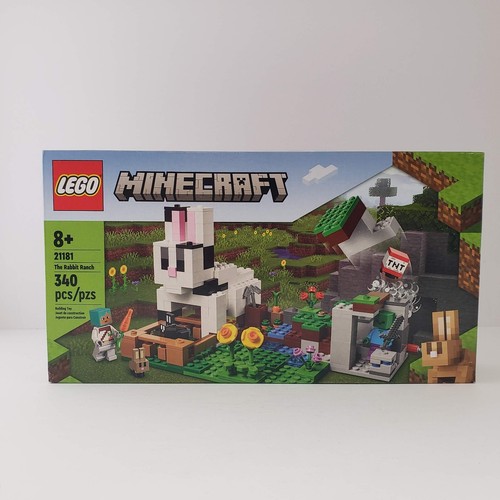 NEW LEGO set #21181 Minecraft The Rabbit Ranch Zombie Tamer Bunny | eBay