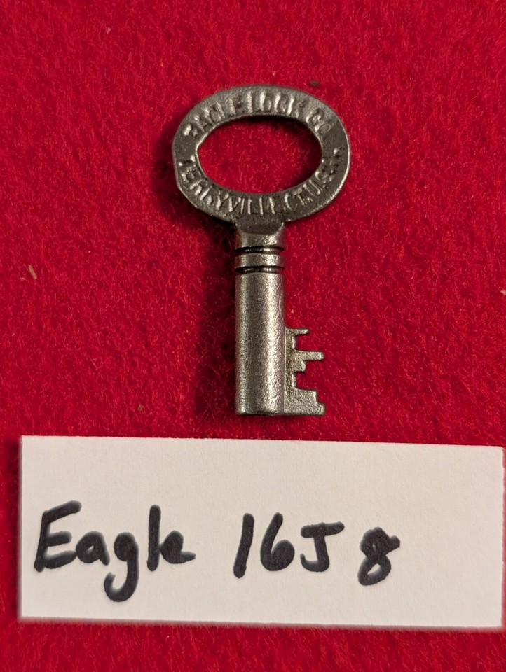 YOU PICK /U CHOOSE LOT, "EAGLE" LOCK co VINTAGE ANTIQUE STEEL STEAMER ...