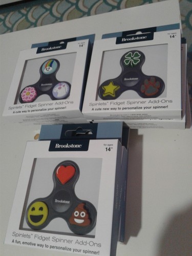 lot of 3 New Fidget Spinlets/ Spinner Add-ons By Brookstone | eBay